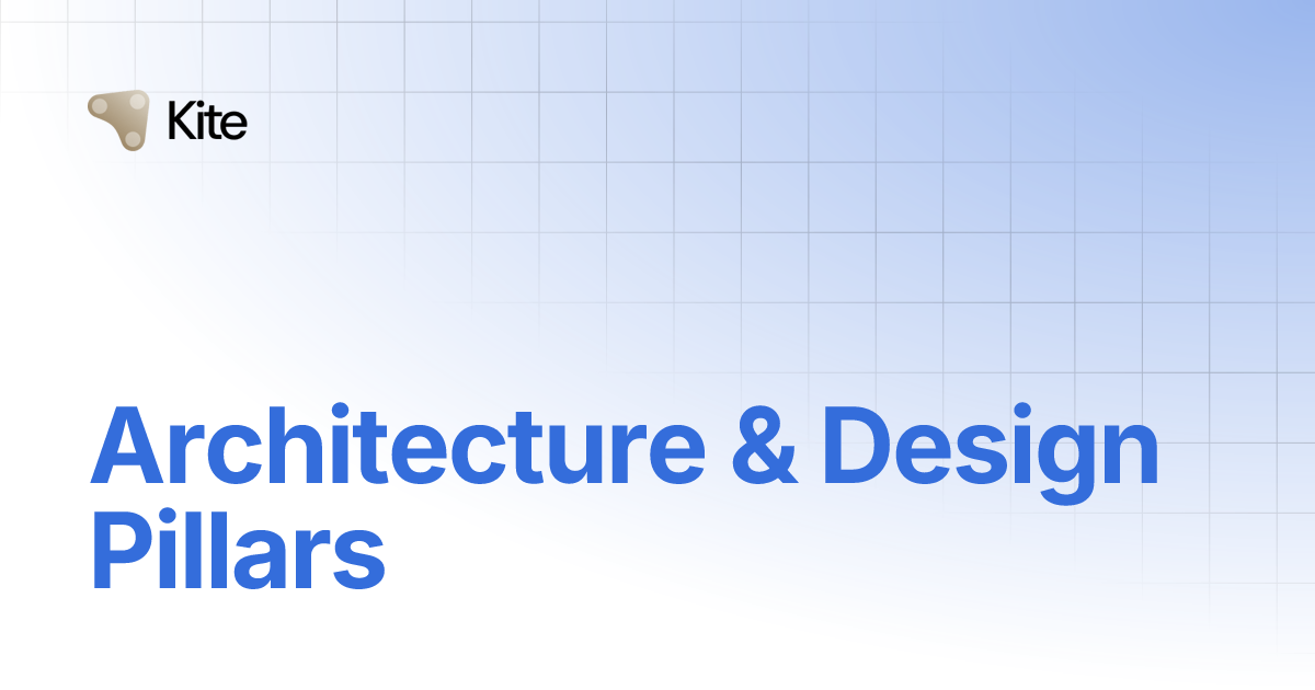 Architecture & Design Pillars | KITE